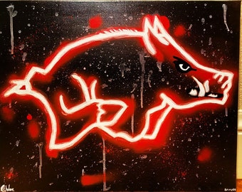 Razorback Neon Sign - Etsy