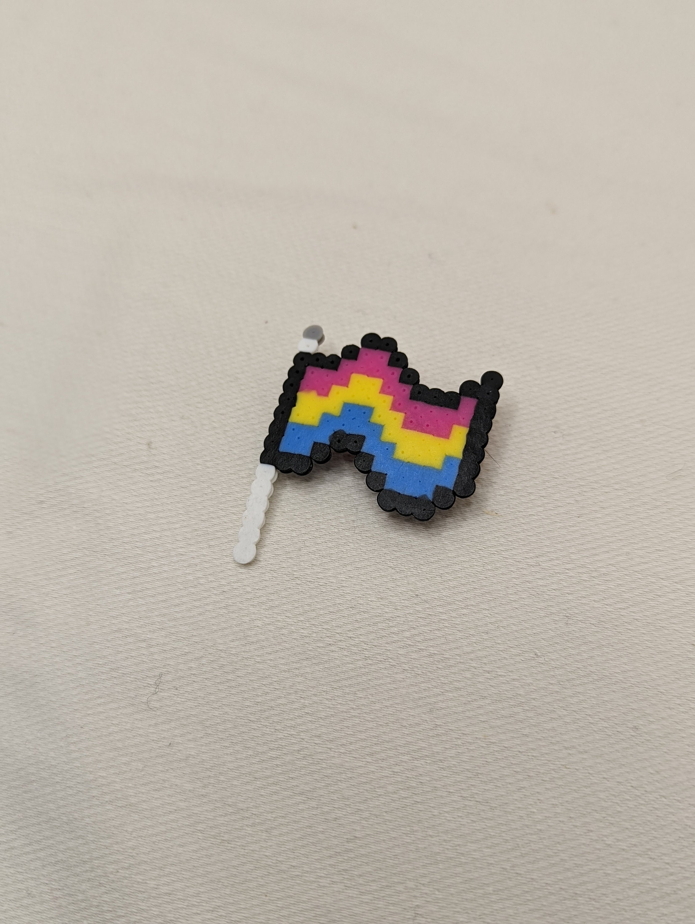 Pin | Mini Fuse Bead Pride Flag - Etsy