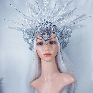 Winter Sparkling Glittery Frozen Yule Snow Ice Queen Fairy One of the ...