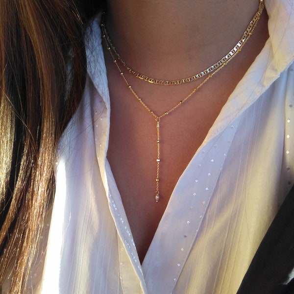 Lariat Necklace - Etsy