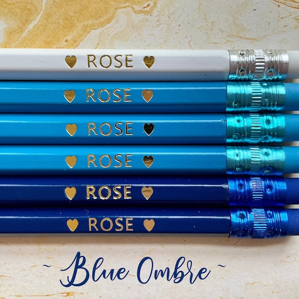 Personalized Pencils - Etsy