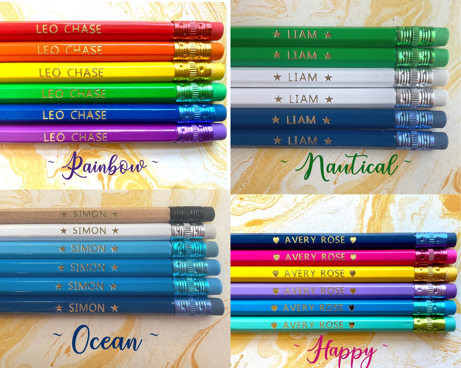Custom Pencils Personalized Pencils Teacher Appreciation - Etsy