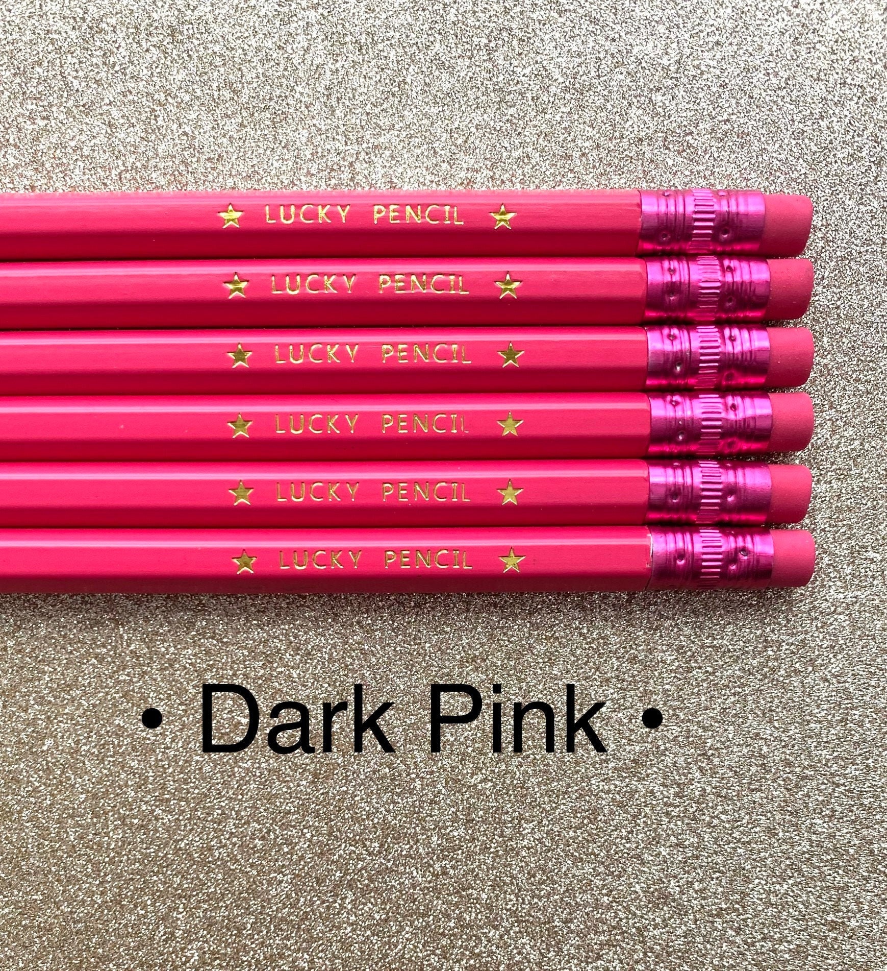 Lucky Pencil Set: #2 Graphite Pencils, Back to School Gift - Etsy UK