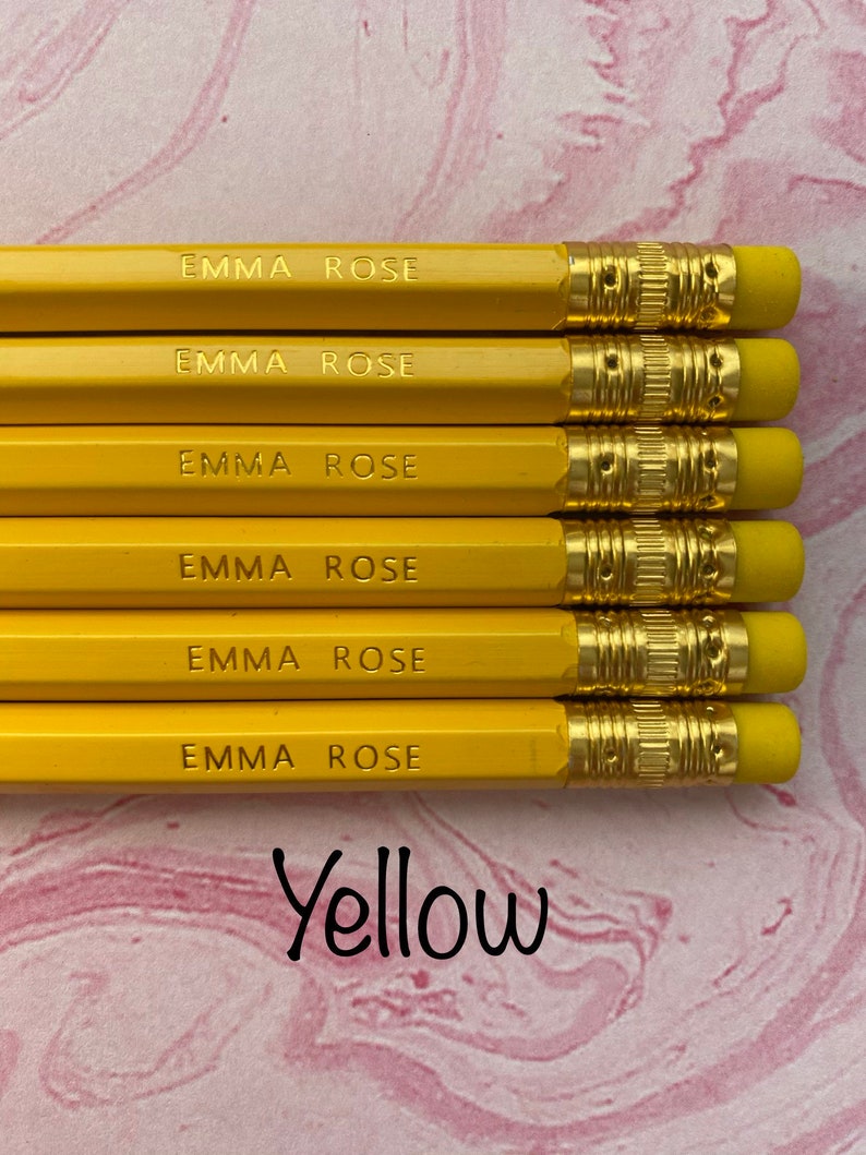 Custom Pencils Personalized Pencils Teacher Appreciation | Etsy