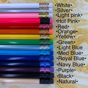 Custom Pencils Personalized Pencils Teacher Appreciation | Etsy