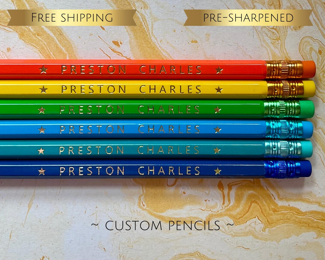 Back to School Supplies, Custom Pencils, Personalized Pencils, Student ...