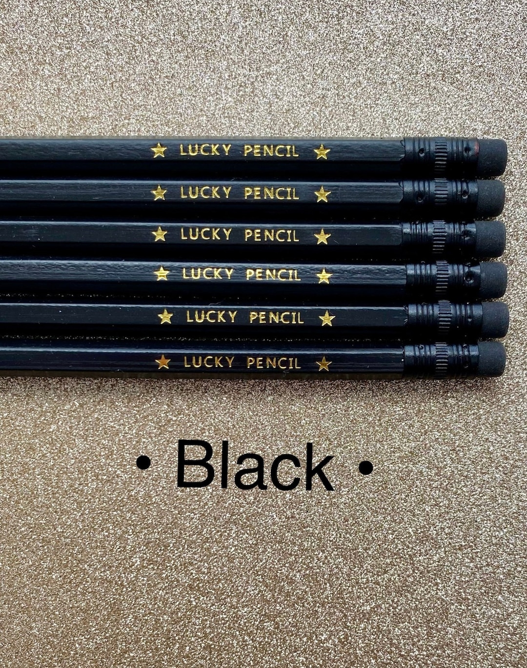 Lucky Pencil Set: #2 Graphite Pencils, Back to School Gift - Etsy