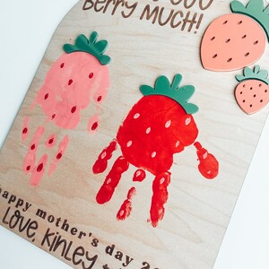 We Love You Berry Much Custom Sign, Custom Mother's Day Gift Sign, DIY ...