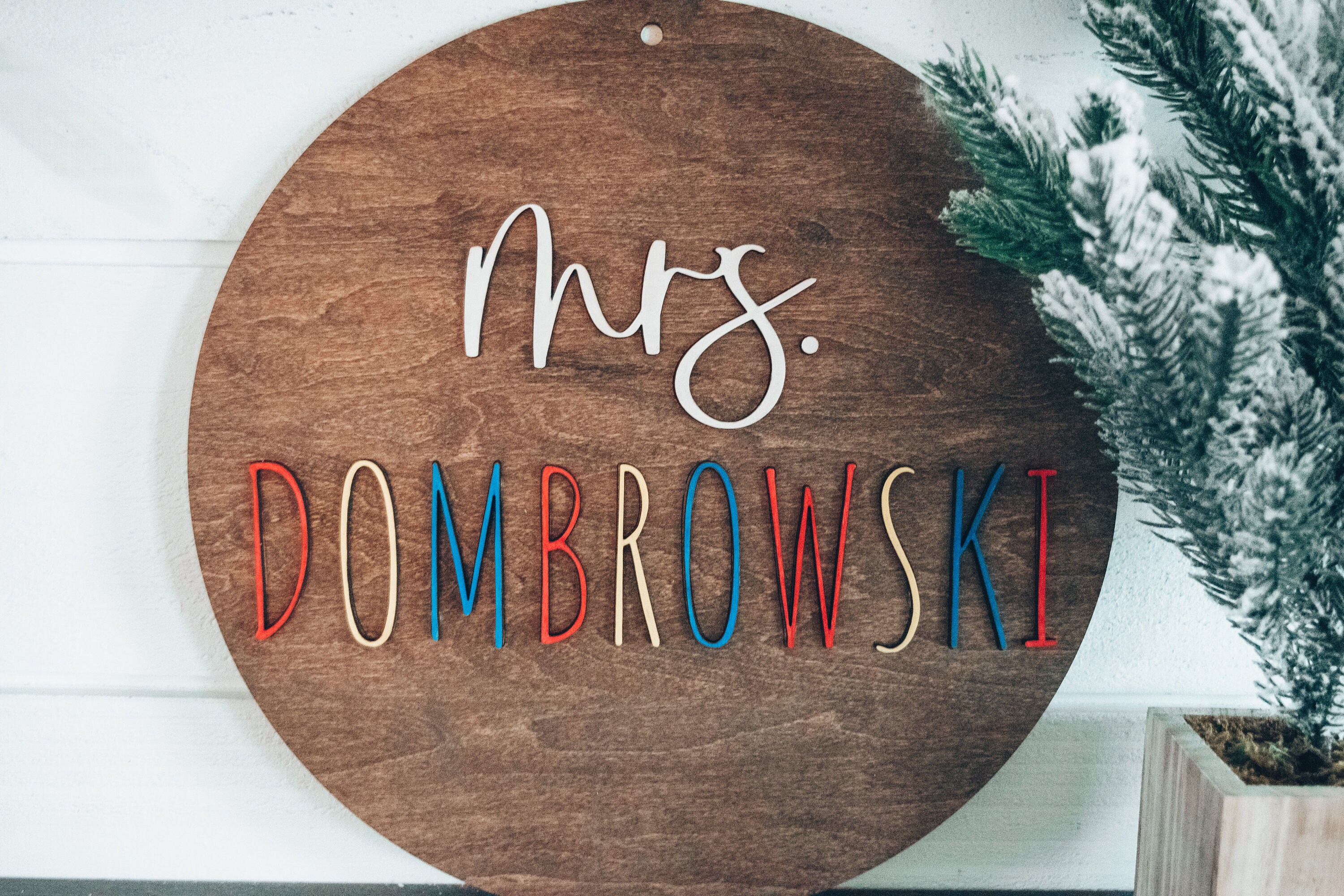 Custom Teacher Name Sign Classroom Teacher Gift Teacher Door - Etsy