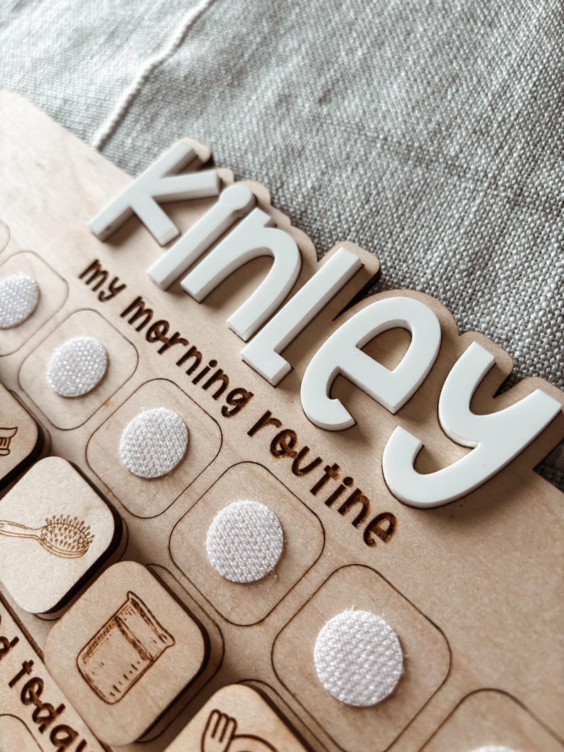 Personalized Kids Chore Chart - Custom Responsibility Chart for Daily ...