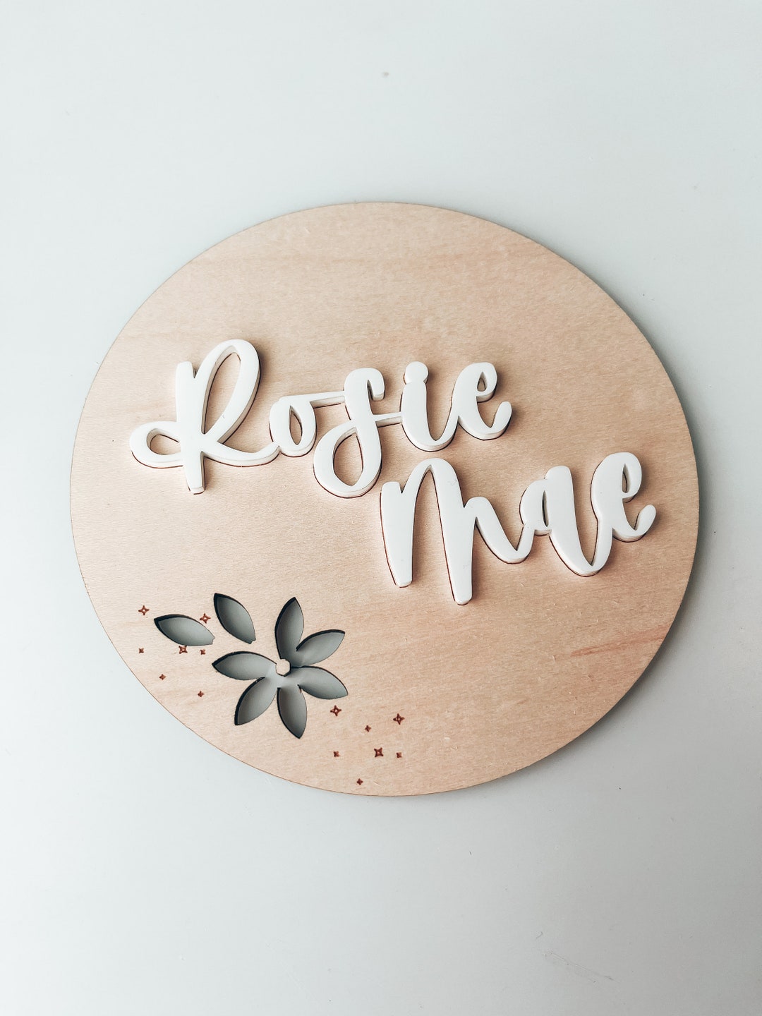 Hospital Name Sign, Baby Name Sign, Newborn, Hospital Name Tag, Wooden ...