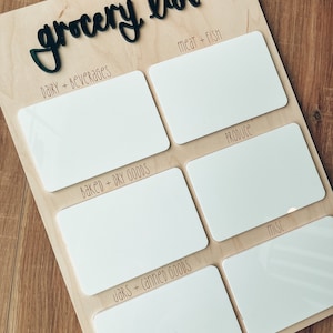 Weekly Meals, Meal Planning Dry Erase, Dry Erase Board, Family Dinner ...