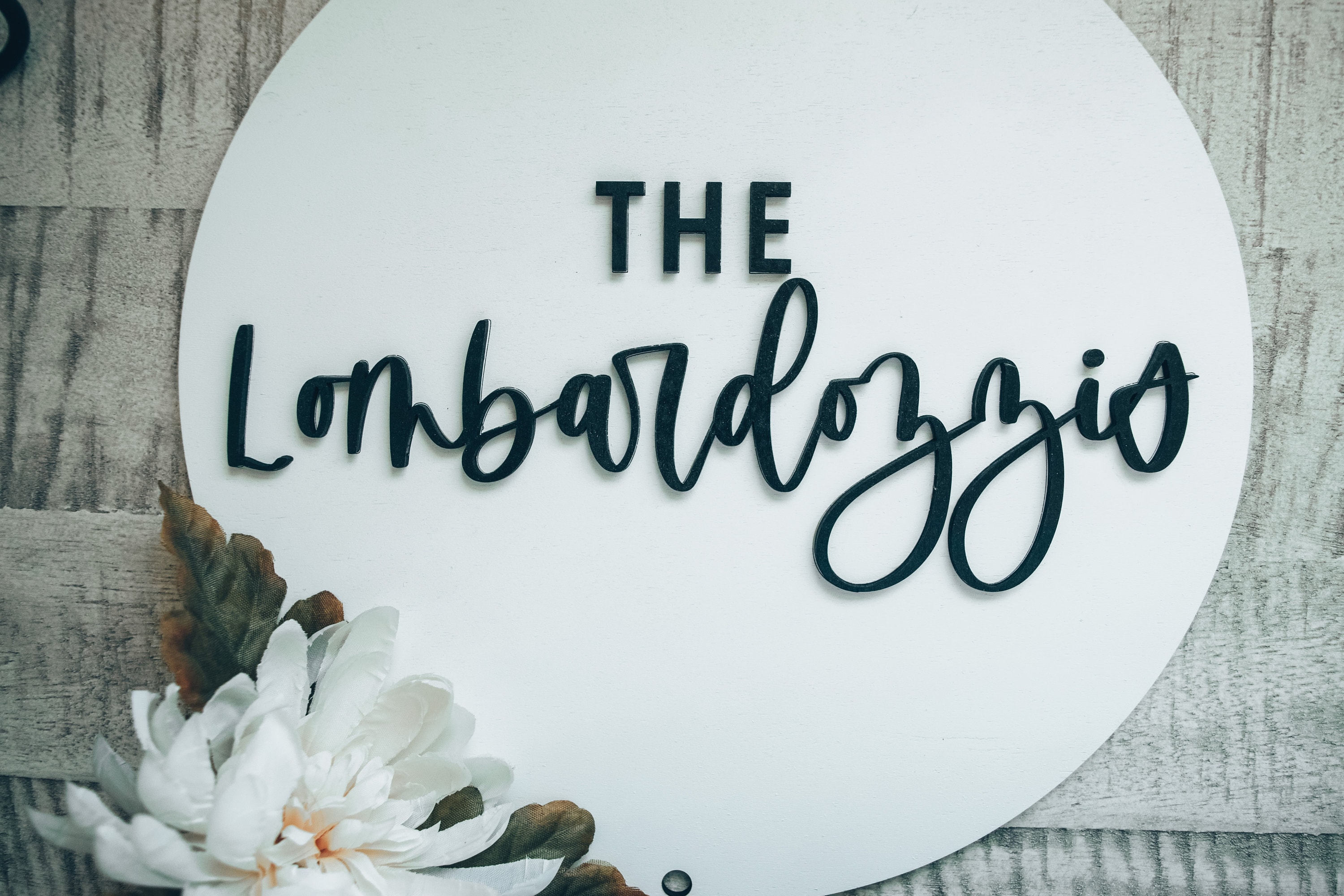 Wooden Door Tag, Door Decor, Wooden Engraved Door Sign, Family Name ...