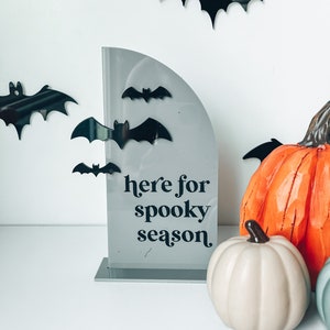 Here for Spooky Season Sign, Spooky Season Wall Art, Halloween Wall Art ...