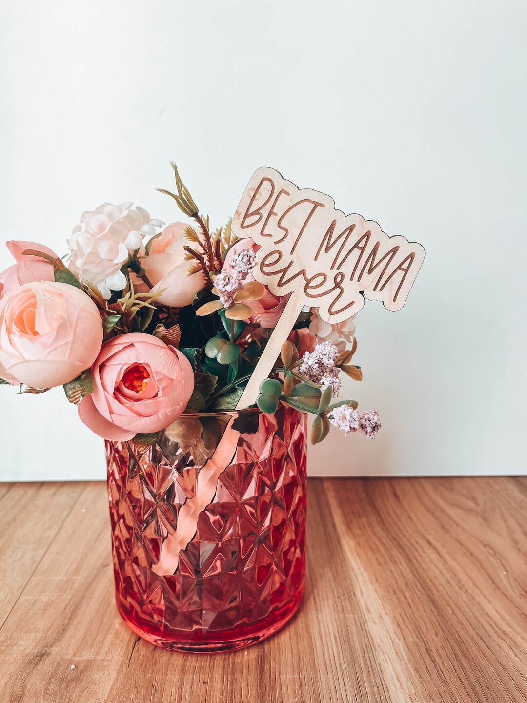 Flower Bouquet Stick, Custom Plant Stick, Mother's Day Gift Idea, Gift ...