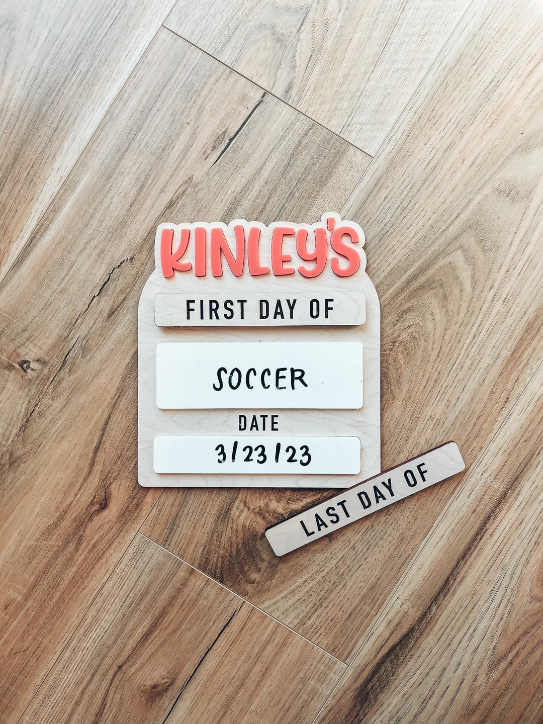 First Day of Dry Erase Sign, First and Last Day Sign, Kid's Firsts ...