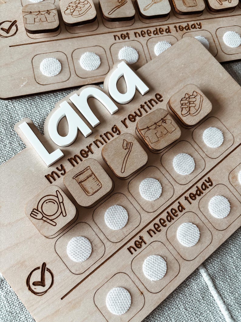 Personalized Kids Chore Chart - Custom Responsibility Chart for Daily ...