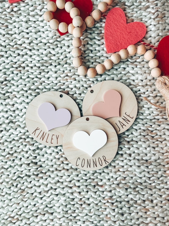 Valentine Name Tags Craft How To Make Valentines Day Name Tags