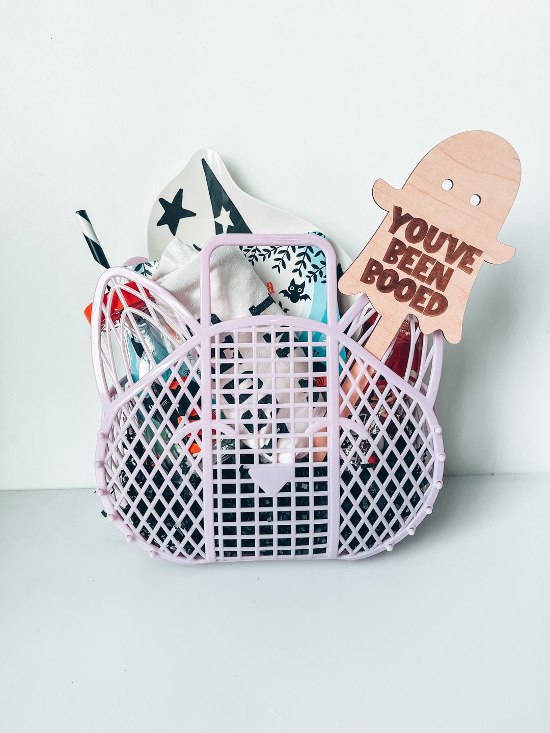 You've Been Booed Stick, Pennant Sticks, Halloween Basket Tags ...