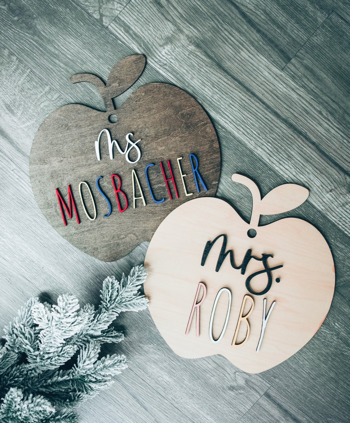 Wood Teacher Sign Apple Teacher Sign Welcome to My Classroom - Etsy