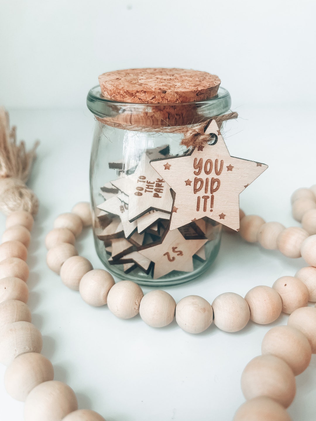 Reward Jar, Kid's Reward Jar, All Ages,you Did It Prize Jar, Rewards ...