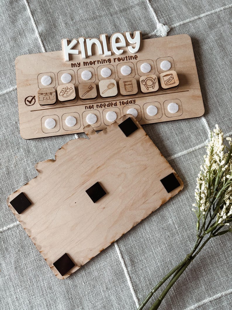 Personalized Kids Chore Chart - Custom Responsibility Chart for Daily ...