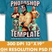 Lucha Libre Bootleg Photo Tshirt Template Editable in Photoshop, PSD ...