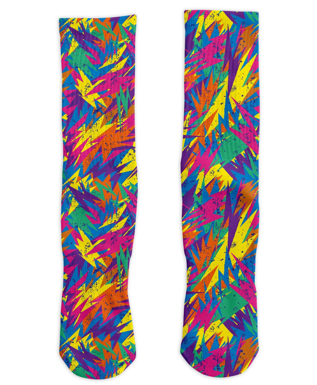 90s Abstract Sock Sublimation Art, Sublimation Designs Streetwear Socks ...