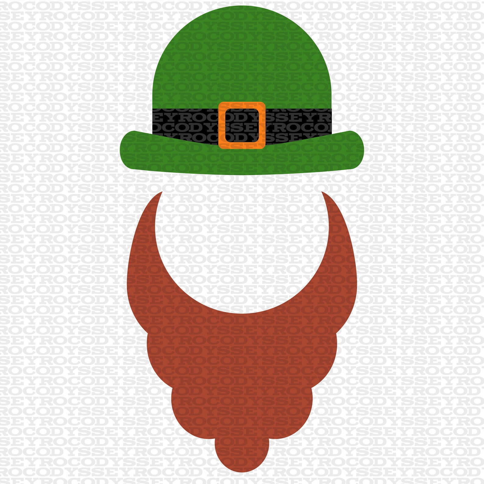 Leprechaun Hat And Beard Template
