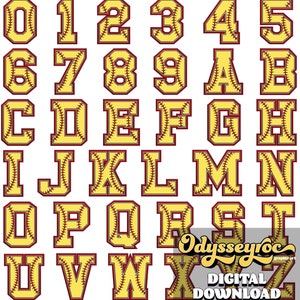 Baseball and Softball Clipart Font, SVG and PNG High-resolution ...