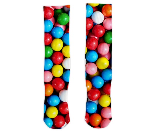 Downloadable Sock Sublimation Art Gumballs Gummy Candy | Etsy