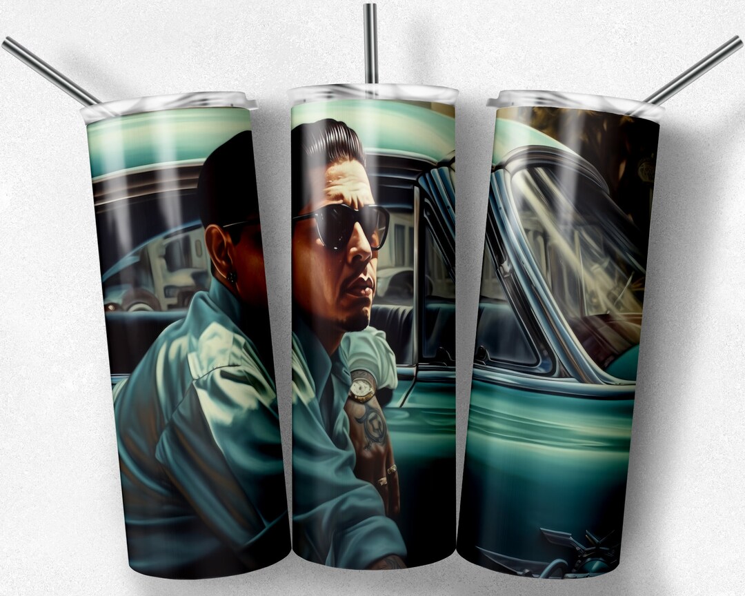 Chicano Tumbler Wrap, PNG File Sublimation Designs, for 20 Ounce Skinny ...