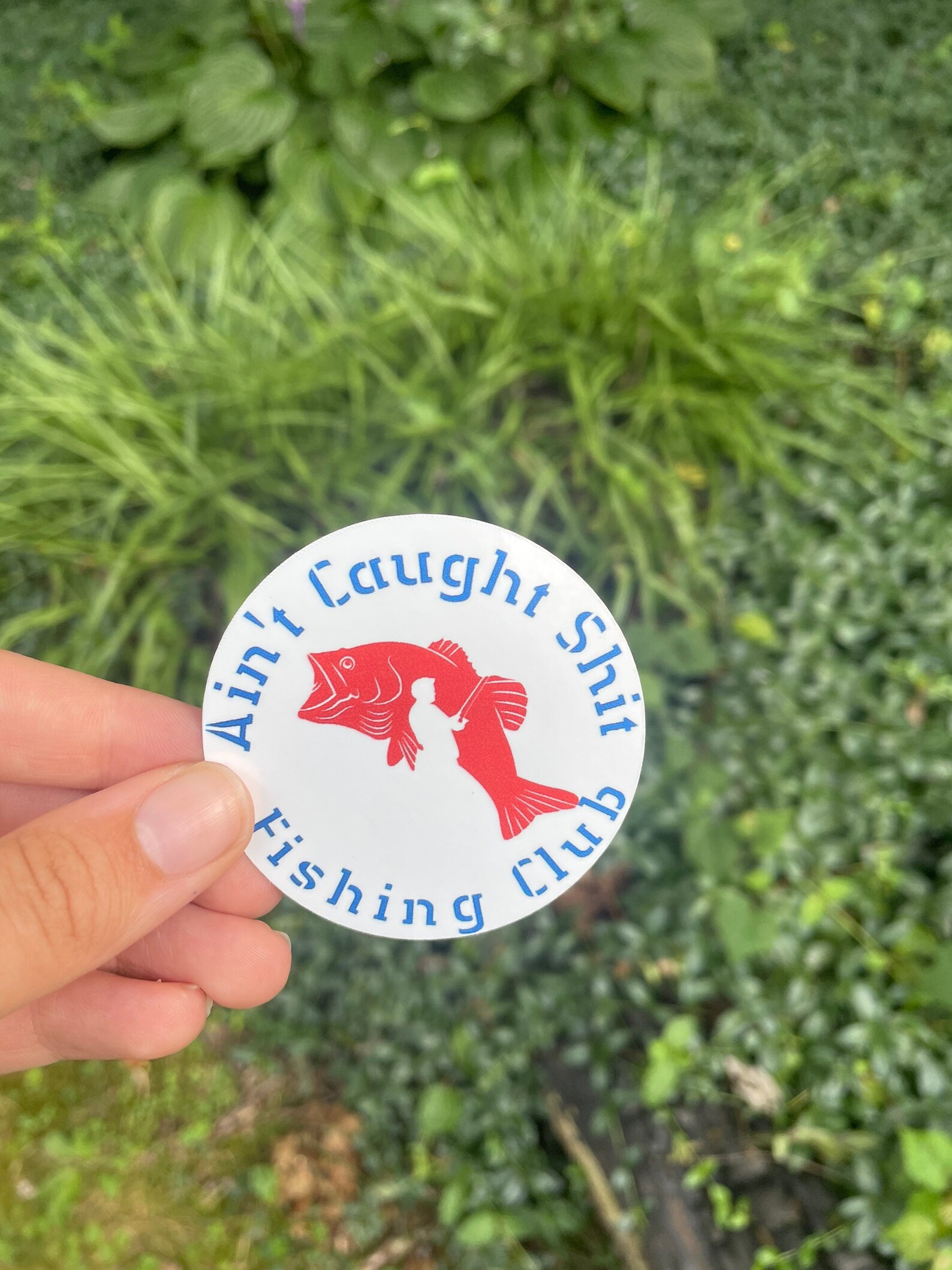 Aint Caught Shit Sticker - Etsy UK