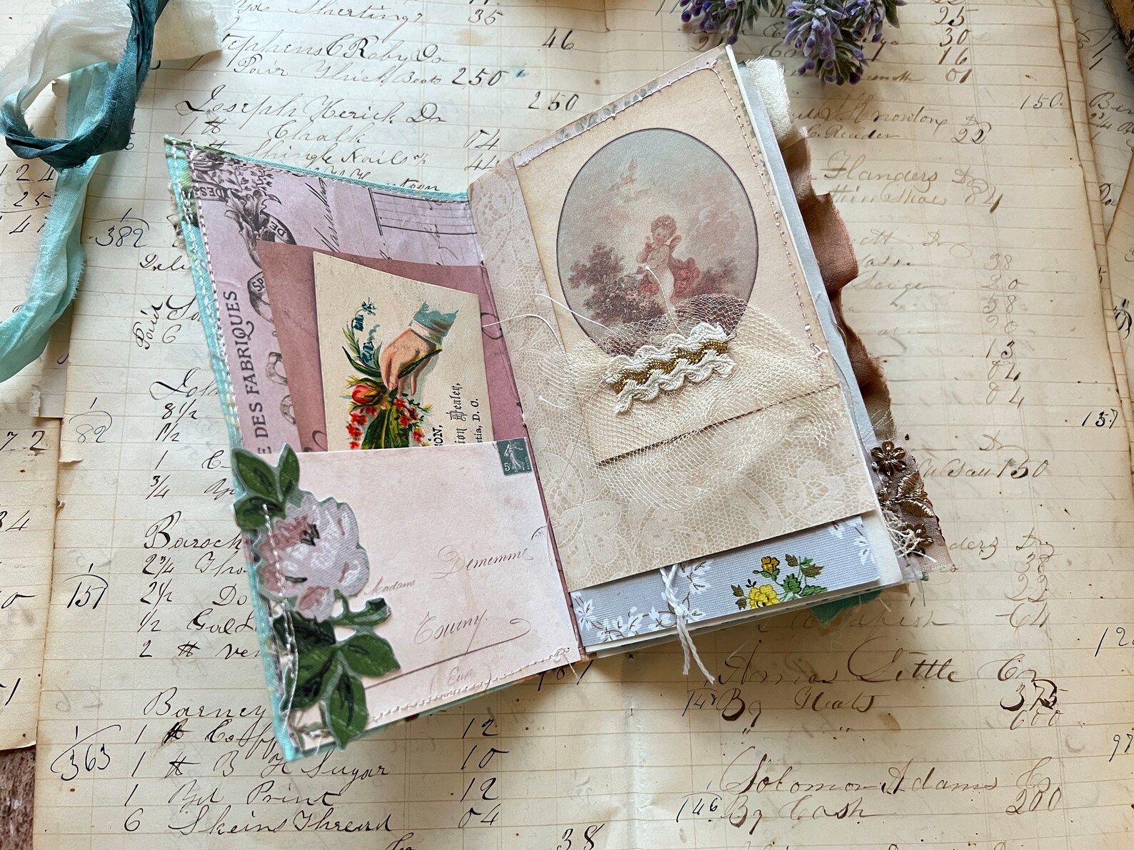 Handmade Field Notes Sized Junk Journal - Etsy
