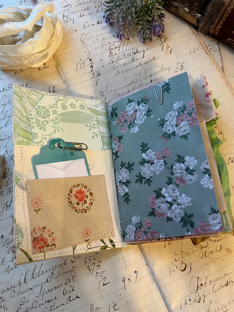 Handmade Field Notes Sized Junk Journal - Etsy