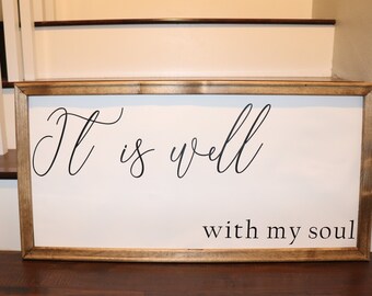 It is well sign | Etsy