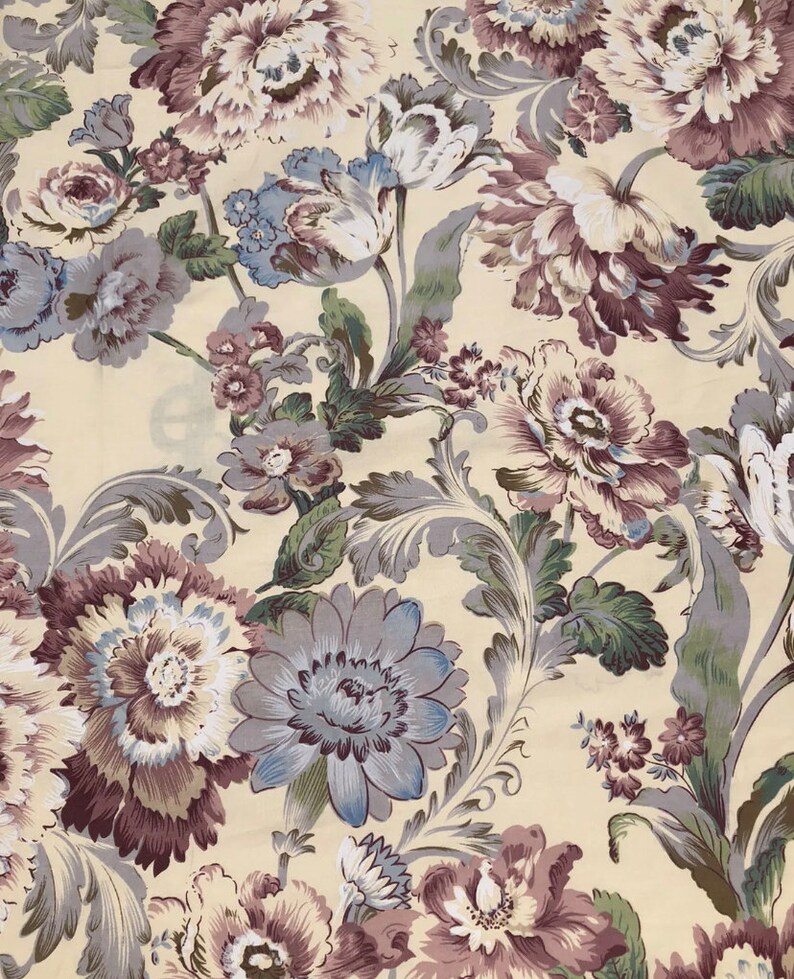 Beautiful Polish Design Style Cotton Fabric Beige Sold by the Yard - Etsy