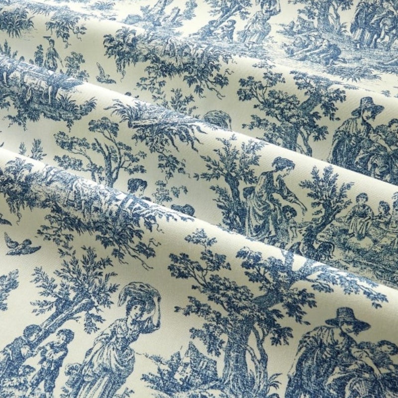 Toile Fabric by the Yard - Etsy