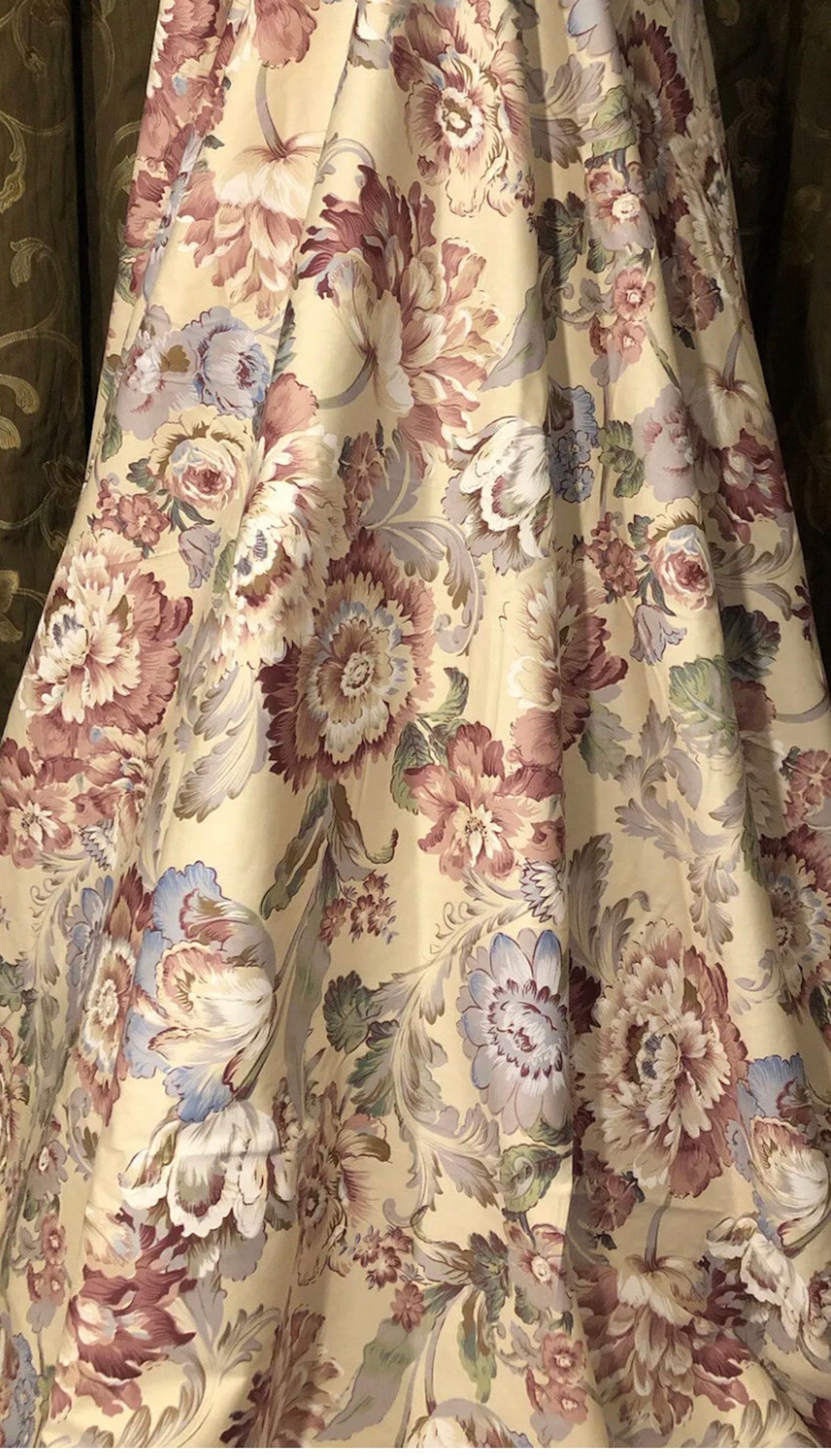 Beautiful Polish Design Style Cotton Fabric Beige Sold by the Yard - Etsy