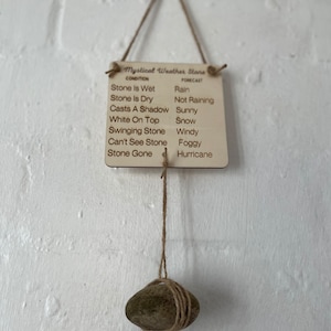Weather Predicting Stone (joke Funny Gift) - Etsy UK