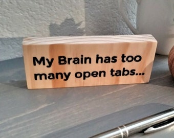 Laser Desk Sign Funny - Etsy