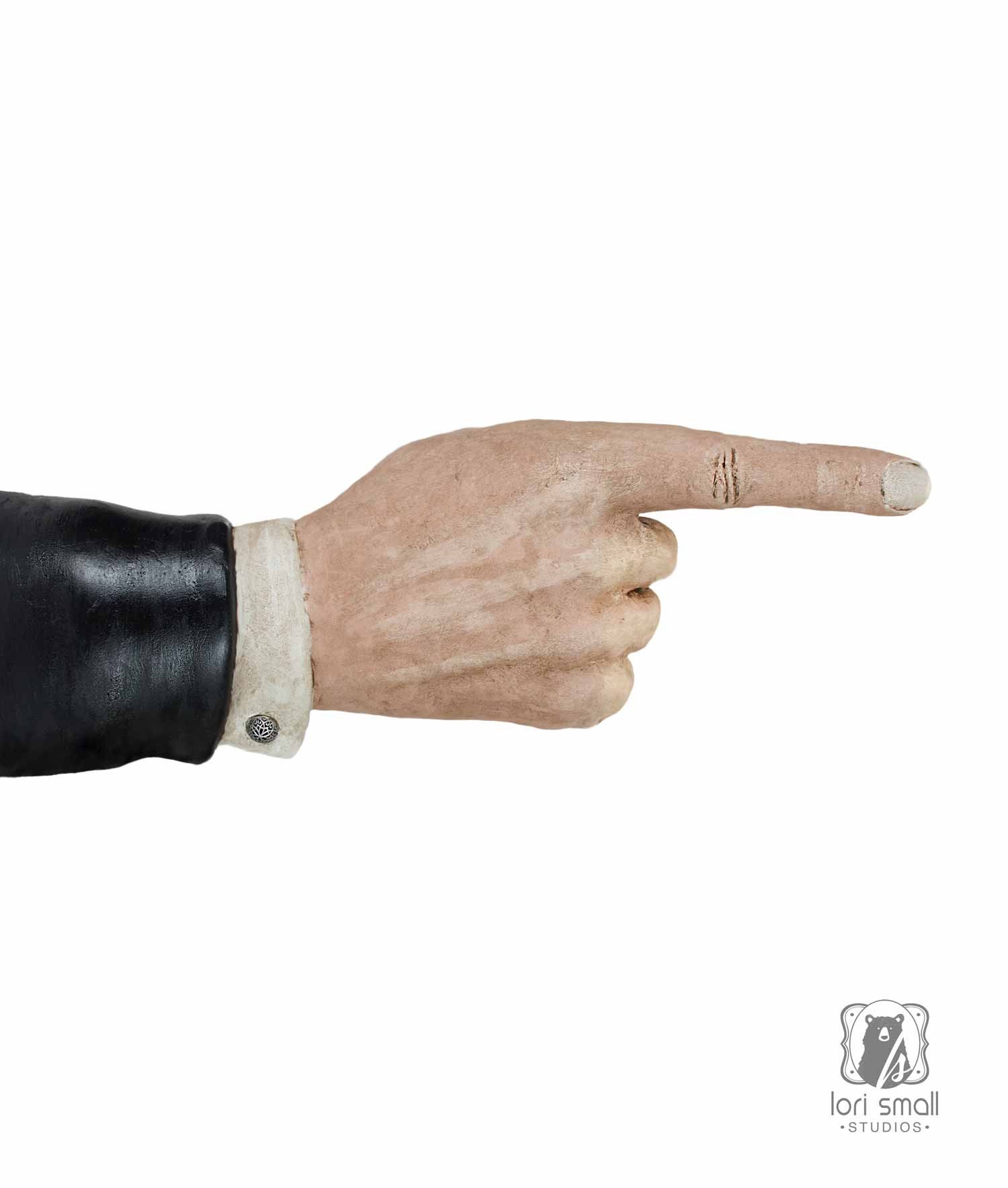 Pointing Hand Sculpture - Etsy