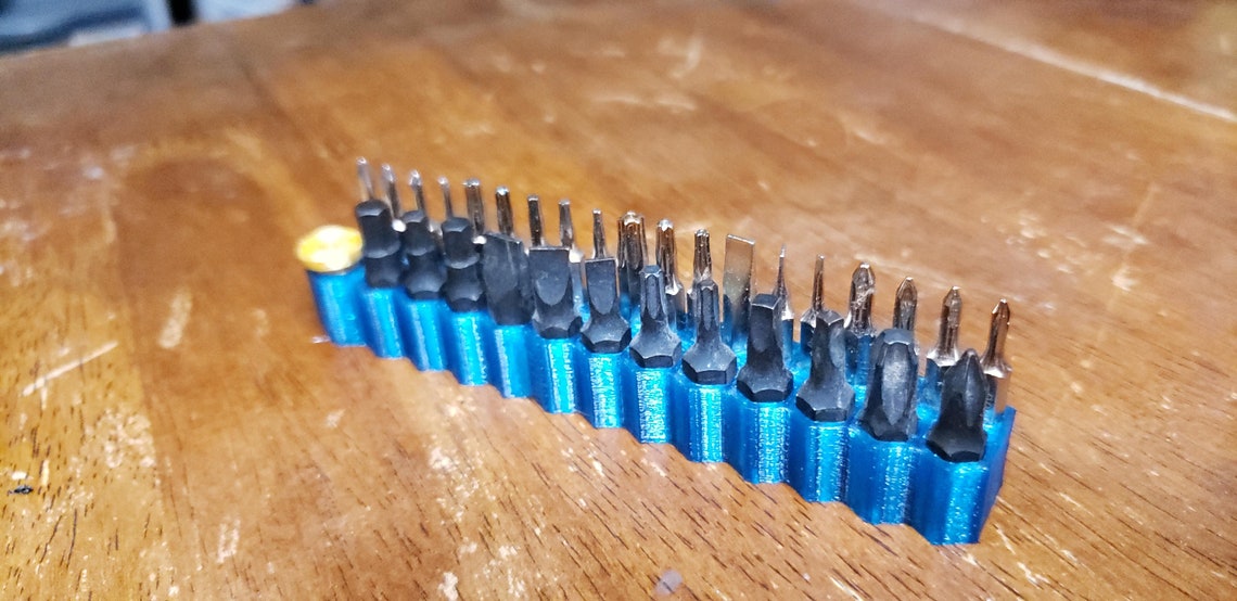 3D Printed 32 Piece Bit Holder (STL File Download) - Etsy