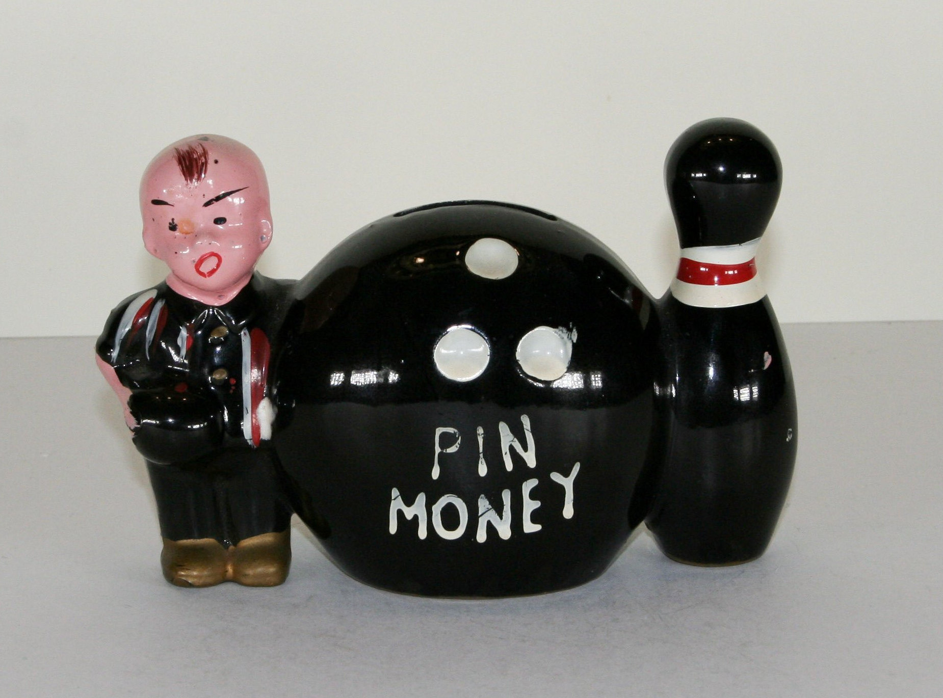 Pin Money Bowling Bank Made in Japan 1960s Ceramic | Etsy