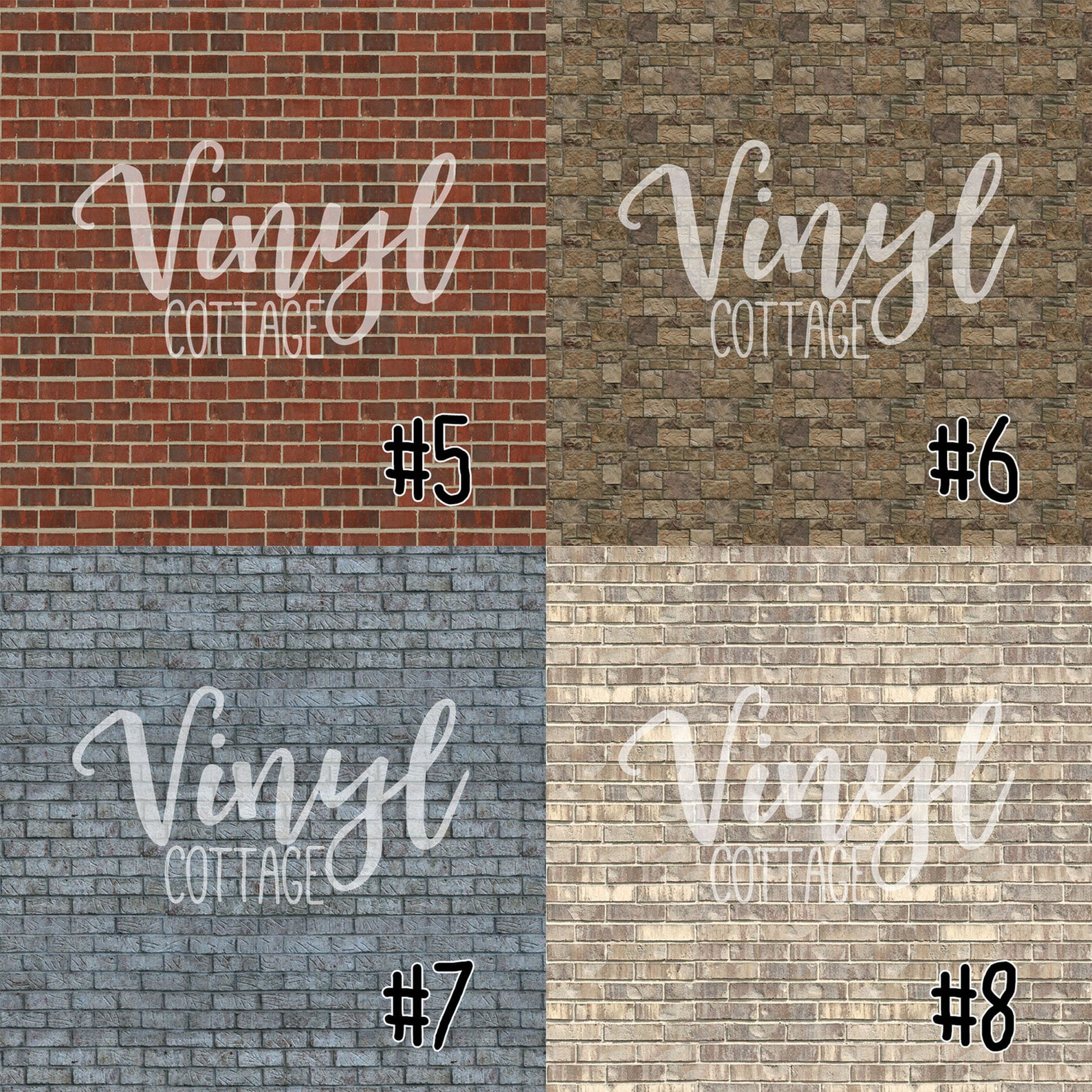 Bricks Print Vinyl Pattern Heat Transfer Vinyl Printed - Etsy