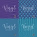 Turquoise an Purple Print Vinyl, Damask Print HTV, Mint Chevron Pattern ...
