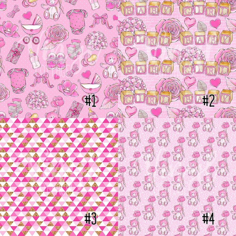 Baby Girl Pattern Vinyl Pink Zebra Print Vinyl Pink Heart | Etsy