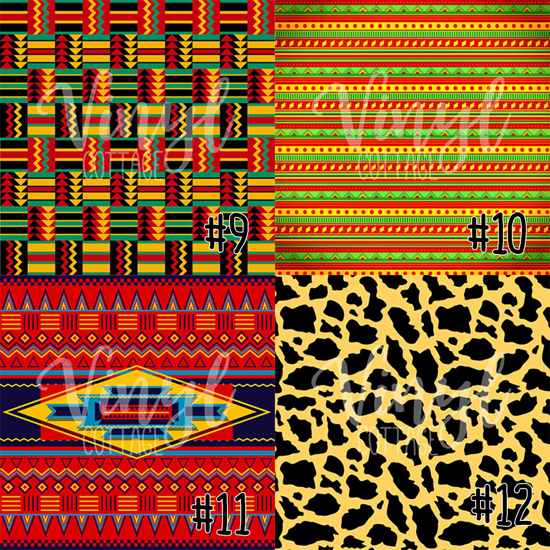 Africa Kente Print Vinyl Leopard Print HTV African Pattern - Etsy