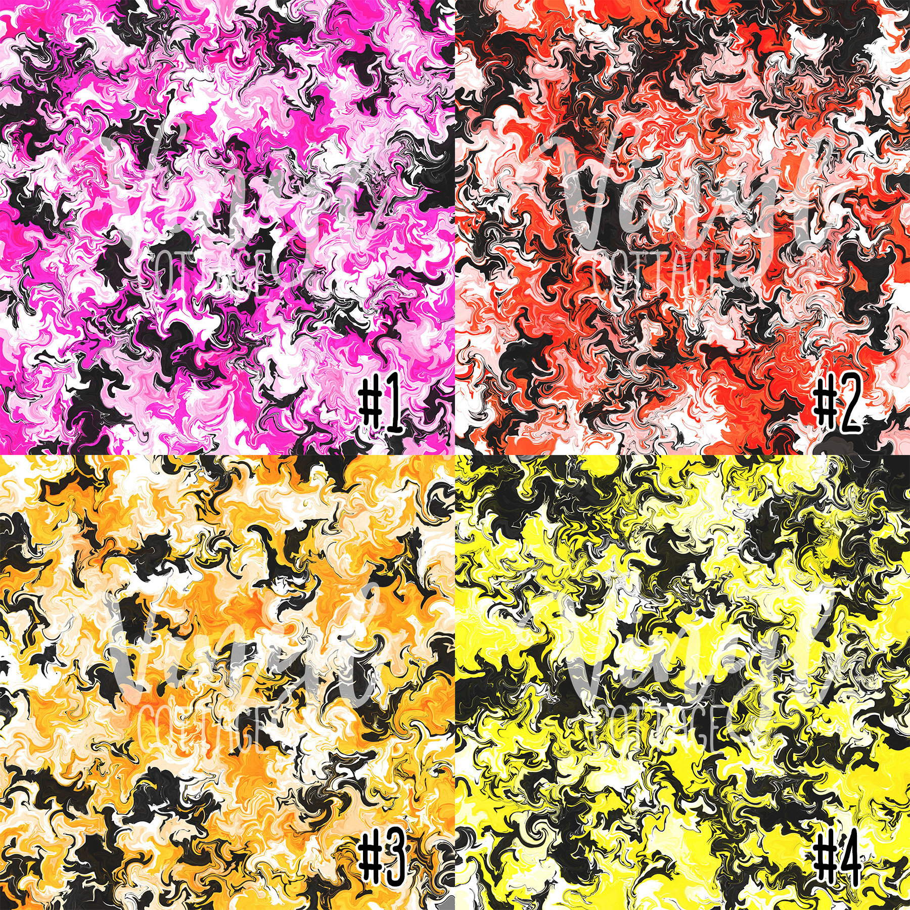 Marbled Pattern Vinyl, Swirl Print Vinyl, Printed HTV, Heat Transfer ...