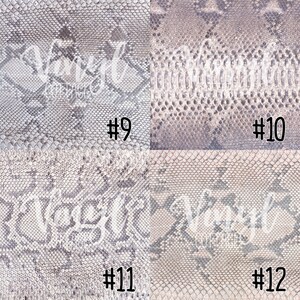 Snake Leather Pattern Vinyl, Serpent Print Vinyl, Pattern Heat Transfer ...